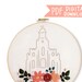 Ogden LDS Temple Hand Embroidery Pattern Digital PDF Download, Ogden ...