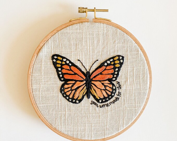 Full Embroidery Kit, Shelf Love Hand Embroidery Pattern, Beginner ...