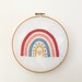 Rainbow Hand Embroidery Pattern Digital PDF Pattern - Etsy
