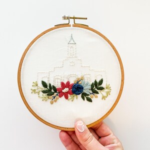 Moses Lake Washington LDS Temple Embroidery Pattern - Digital PDF ...