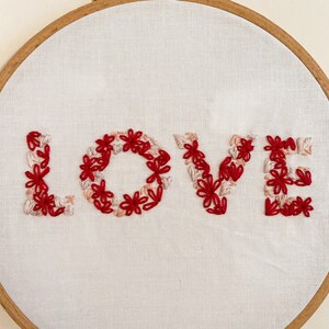Love Letters Hand Embroidery Pattern - Digital PDF Embroidery Pattern ...