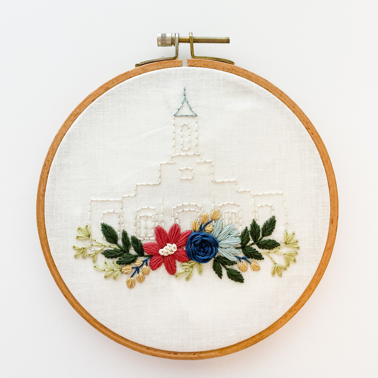 Moses Lake Washington LDS Temple Embroidery Pattern - Digital PDF ...