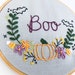 BOO Hand Embroidery Pattern - Digital PDF Pattern - Etsy