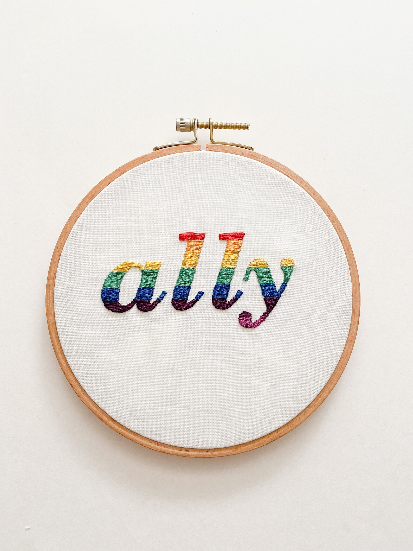 Pride Ally Hand Embroidery Pattern Digital PDF Downloadable - Etsy