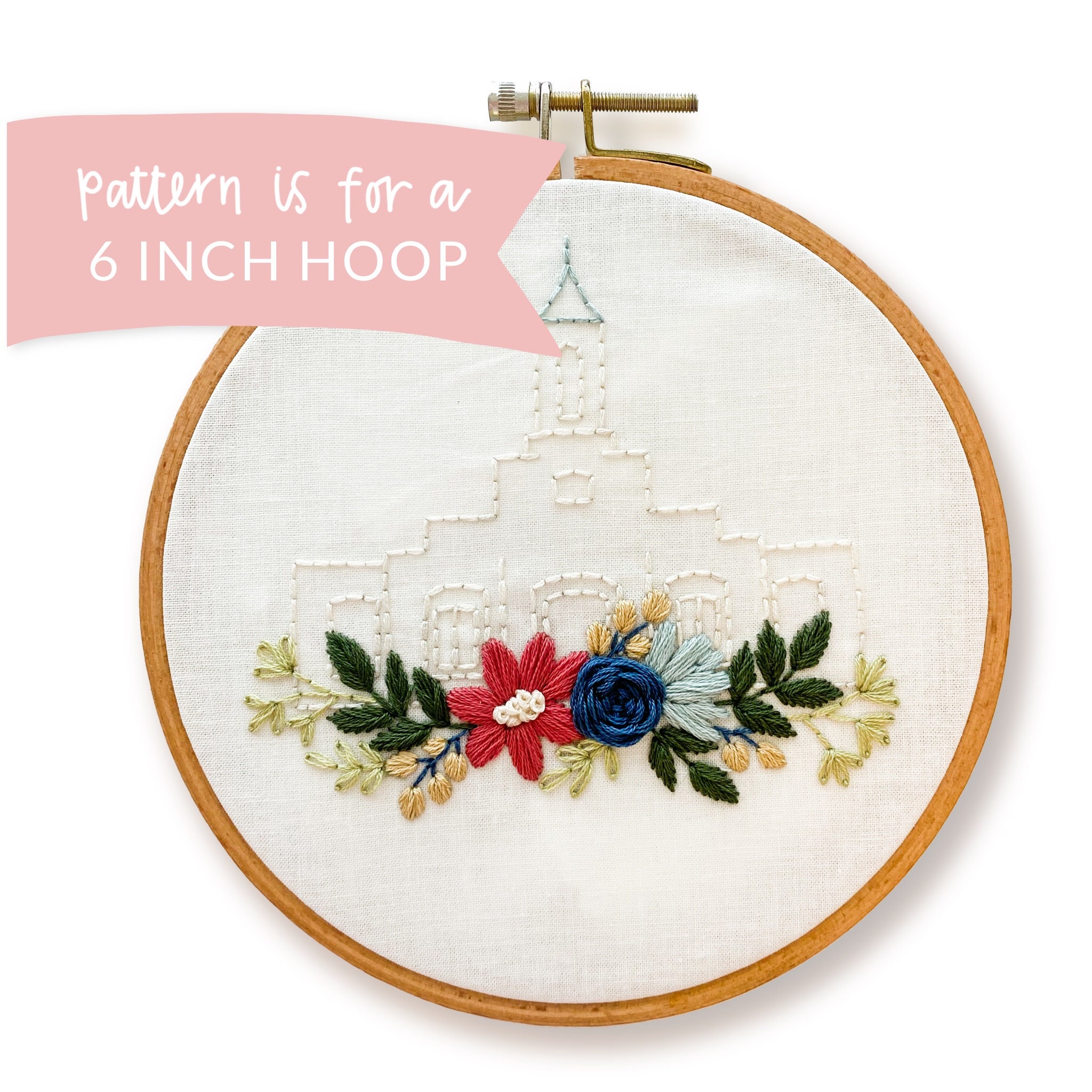 Moses Lake Washington LDS Temple Embroidery Pattern - Digital PDF ...