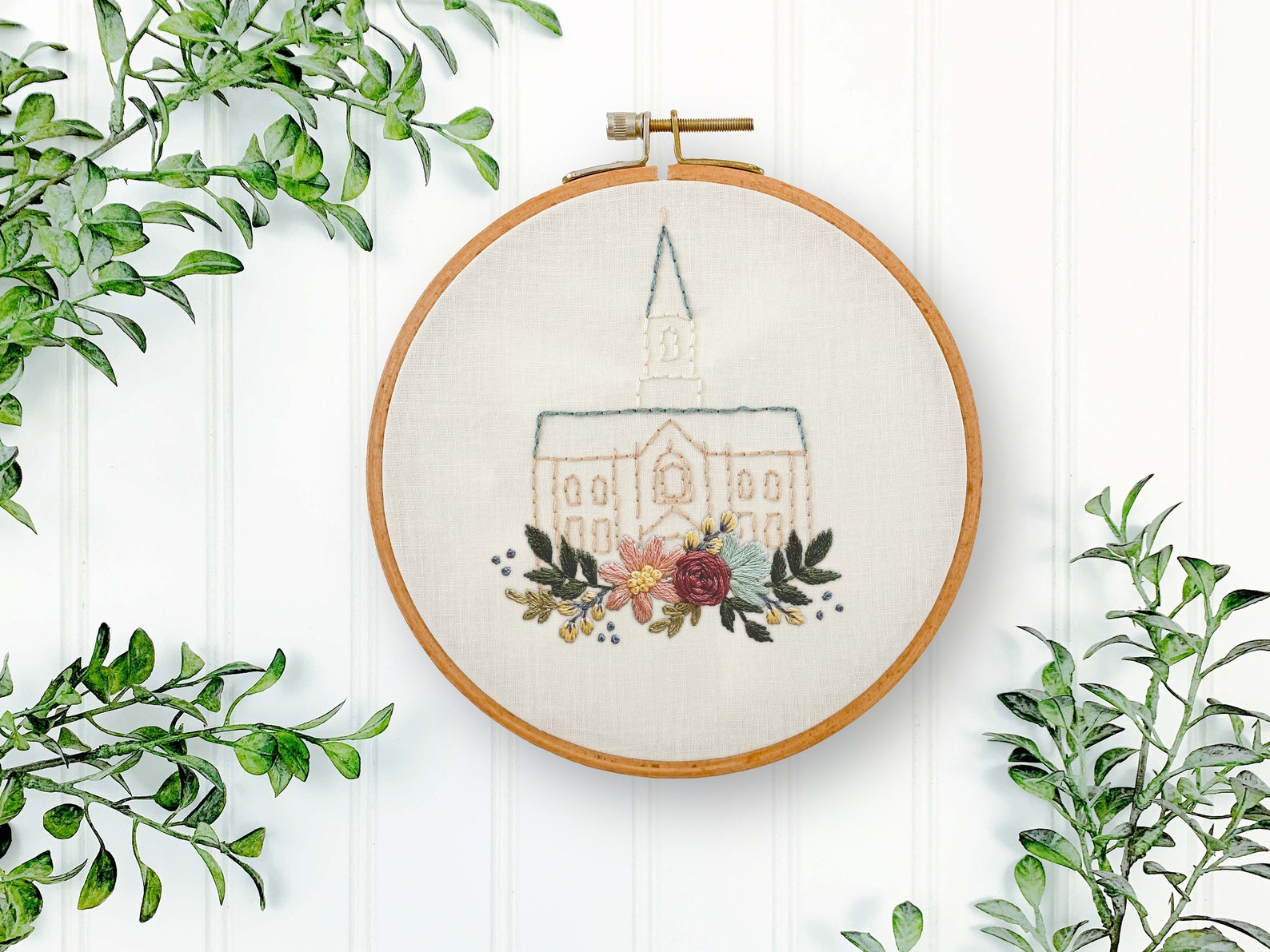 Taylorsville Utah LDS Temple Hand Embroidery Pattern - Digital PDF ...