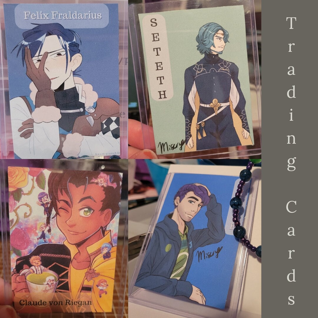 Character Trading Cards - Etsy