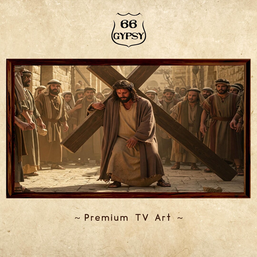 Digital Frame TV Jesus Theme Artwork Wall Display Religious Home Prayer ...