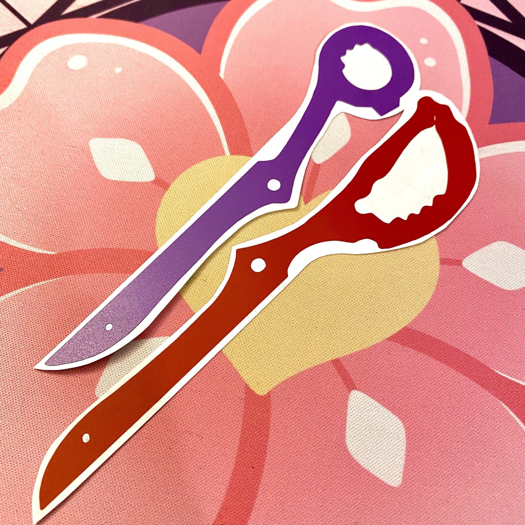 Scissor Blade Vinyl Sticker - Etsy