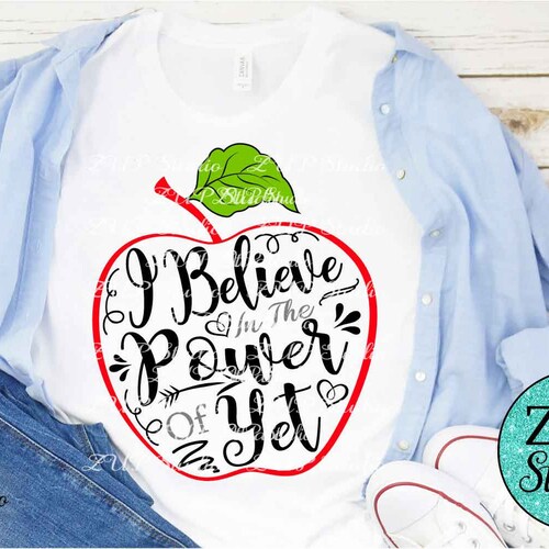 I Believe in the Power of Yet - Etsy