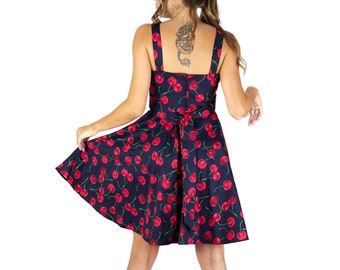 1950s Cherry Dress - Etsy