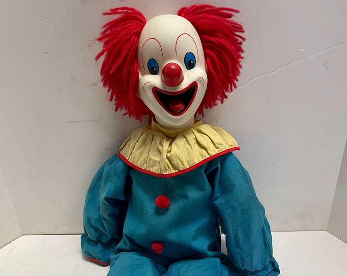 Bozo the Clown 25" Doll - Larry Harmon Pictures Goldberger Doll Mfg. - Etsy