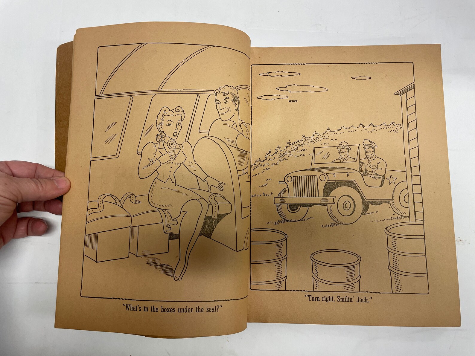 1946 Smilin' Jack WWII Unused Coloring Book Illustrated by Zack Mosely ...