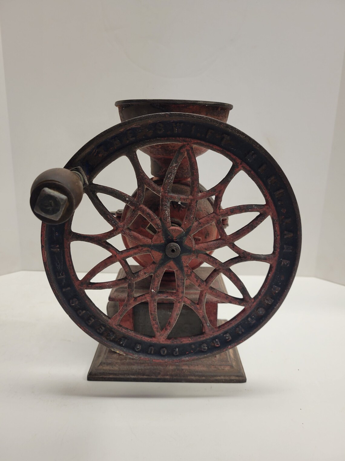 Antique Swift Mill Lane Brothers Cast Iron Single Fly Wheel - Etsy