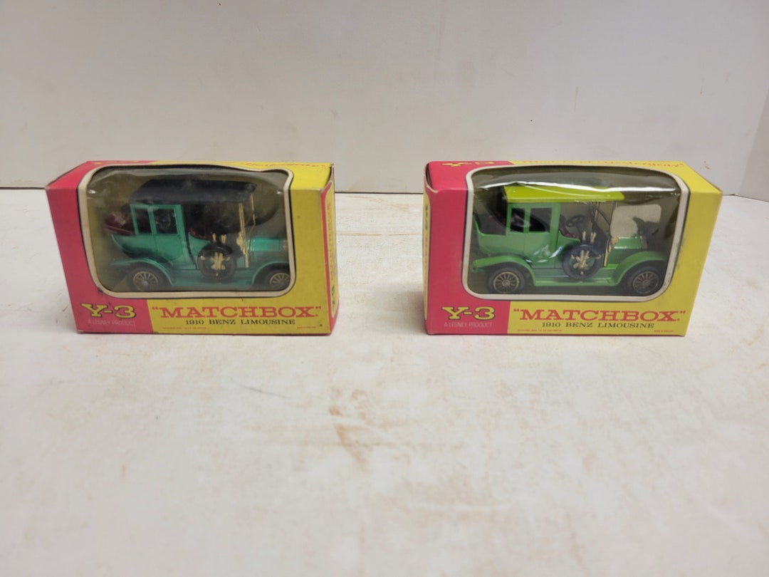 1960's Vintage Lesney Matchbox Y-3, 1910 Benz Limousine, Toy Car, Made ...
