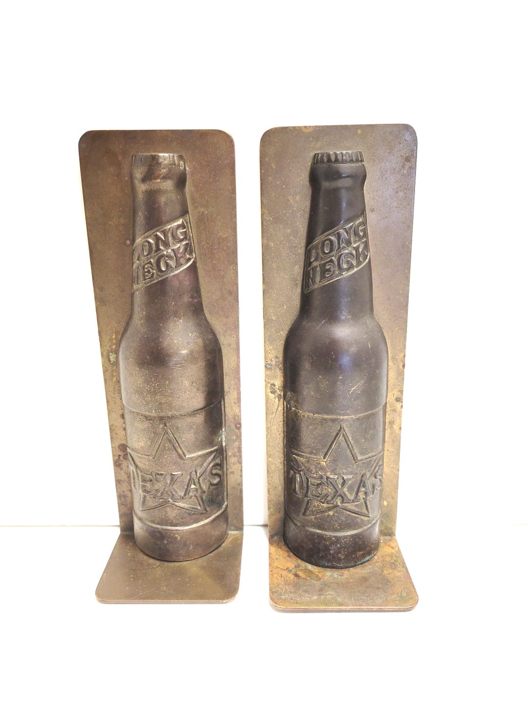 Circa 1950's, Set / Pair, Vintage, Antique, Brass / Bronze Long Neck ...