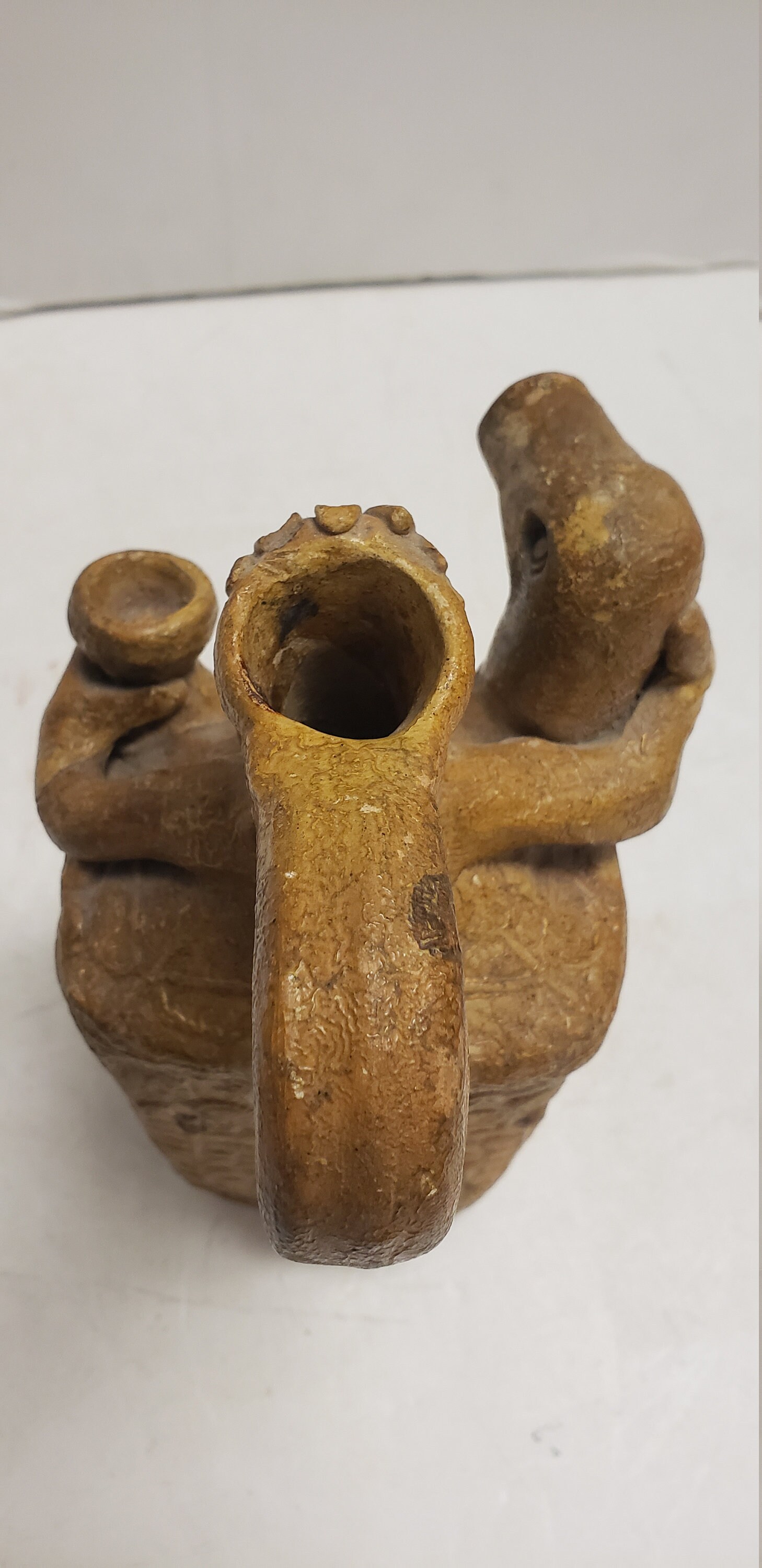 Antique South American Native Aztec Clay Jug Pitcher With - Etsy