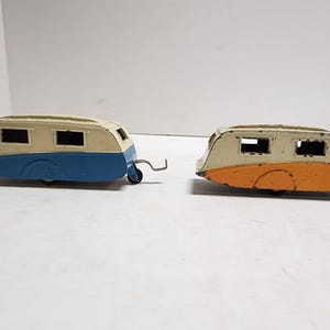 Vintage Dinky Toys, # 190 Caravan Camper, CHOICE, Blue - White OR ...