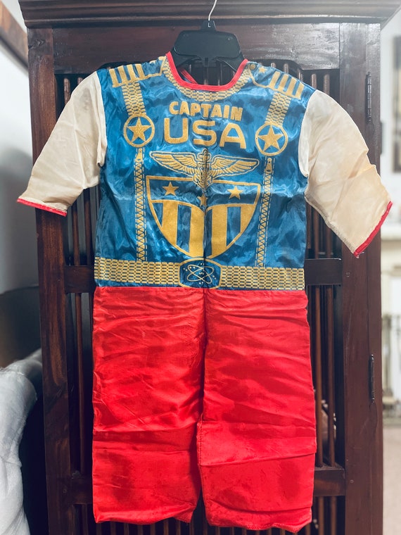 1960's Collegeville Halloween Costume - Captain U.S.A… - Gem