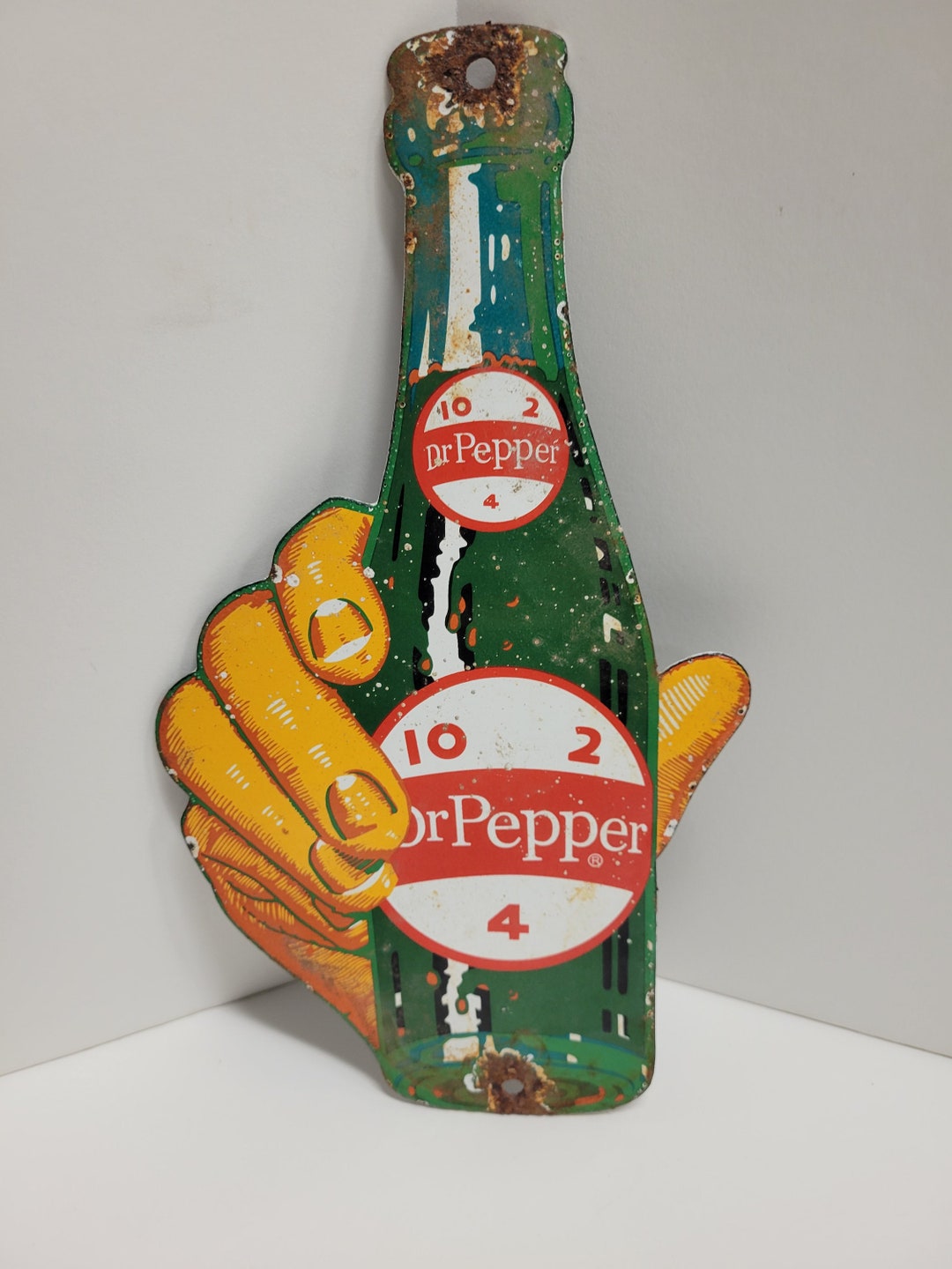 Vintage DR. PEPPER Soda Pop, 10 , 2, 4 Sign, Advertising, Porcelain ...