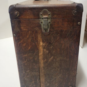 Antique, Circa 1930's, UNION STEEL CHEST Corp., Wood, 7 Drawer Watch ...