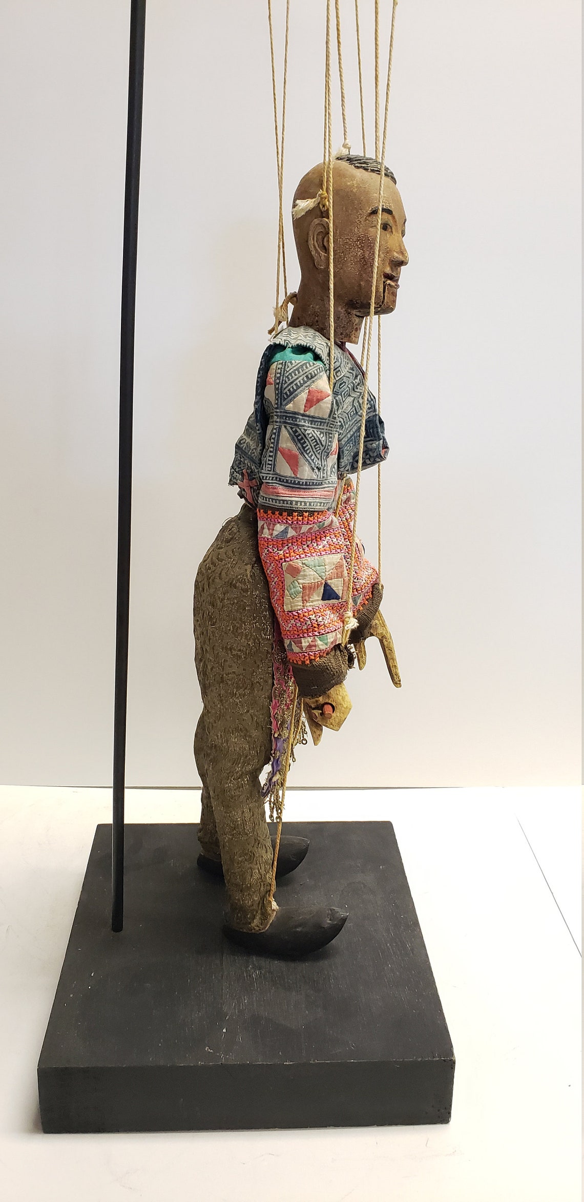 Very Creepy Cool Antique Marionette Puppet is From Thailand / - Etsy