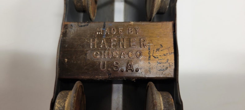 1930's Vintage, Antique HAFNER, O Gauge Tin Wind up Train Set, 5 Pieces ...