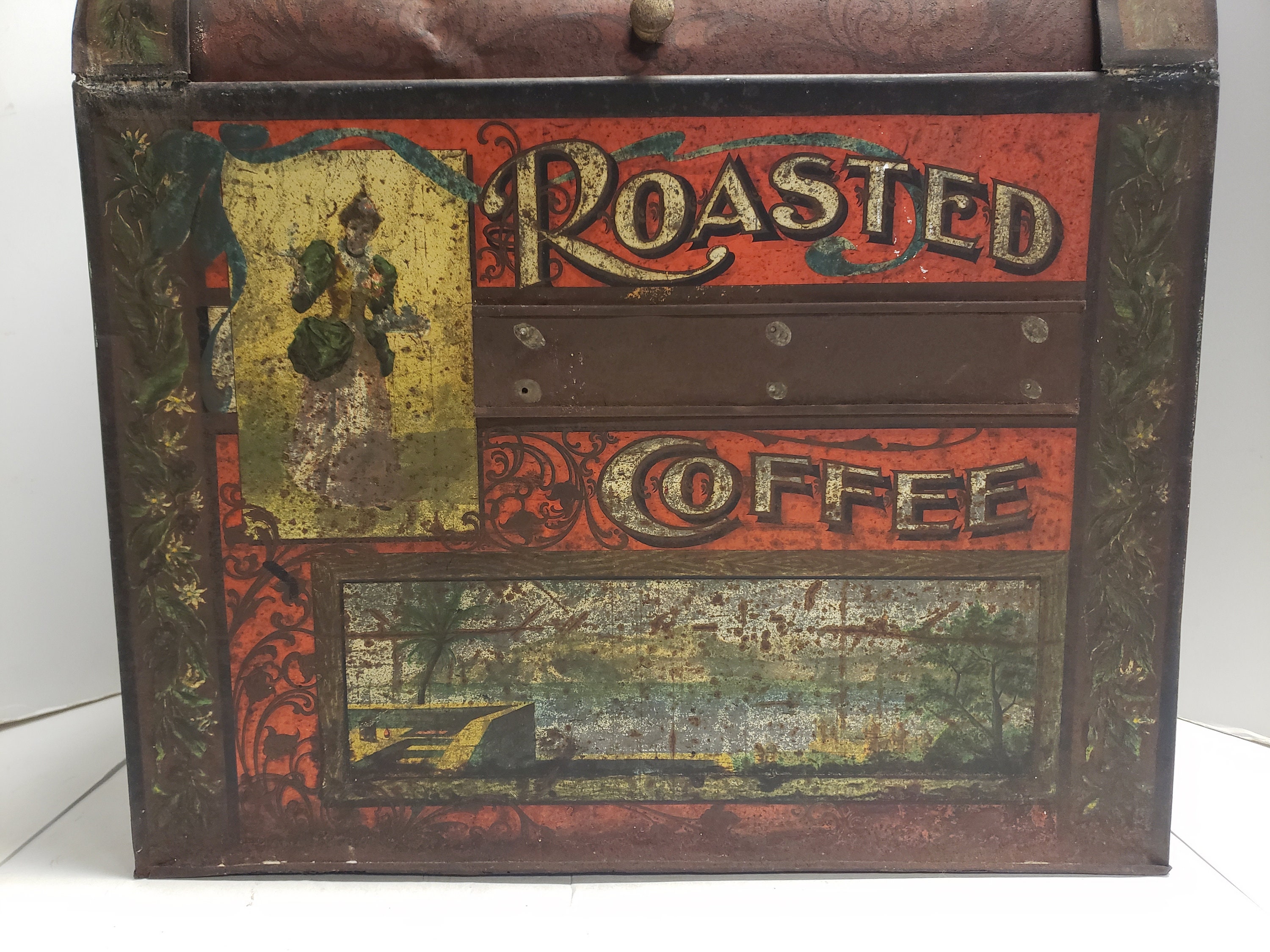 Antique Turn of the Century Large Merchant Counter Roasted | Etsy