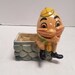 Vintage, Antique Humpty Dumpty Sat on a Wall Ceramic Planter. NOT 1950s ...