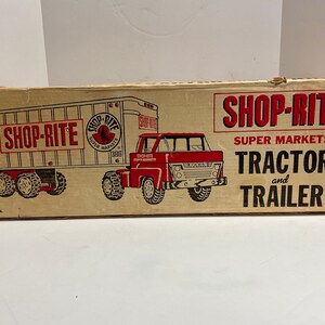 1960's Marx Shoprite Tractor Trailer With Original Box - Etsy