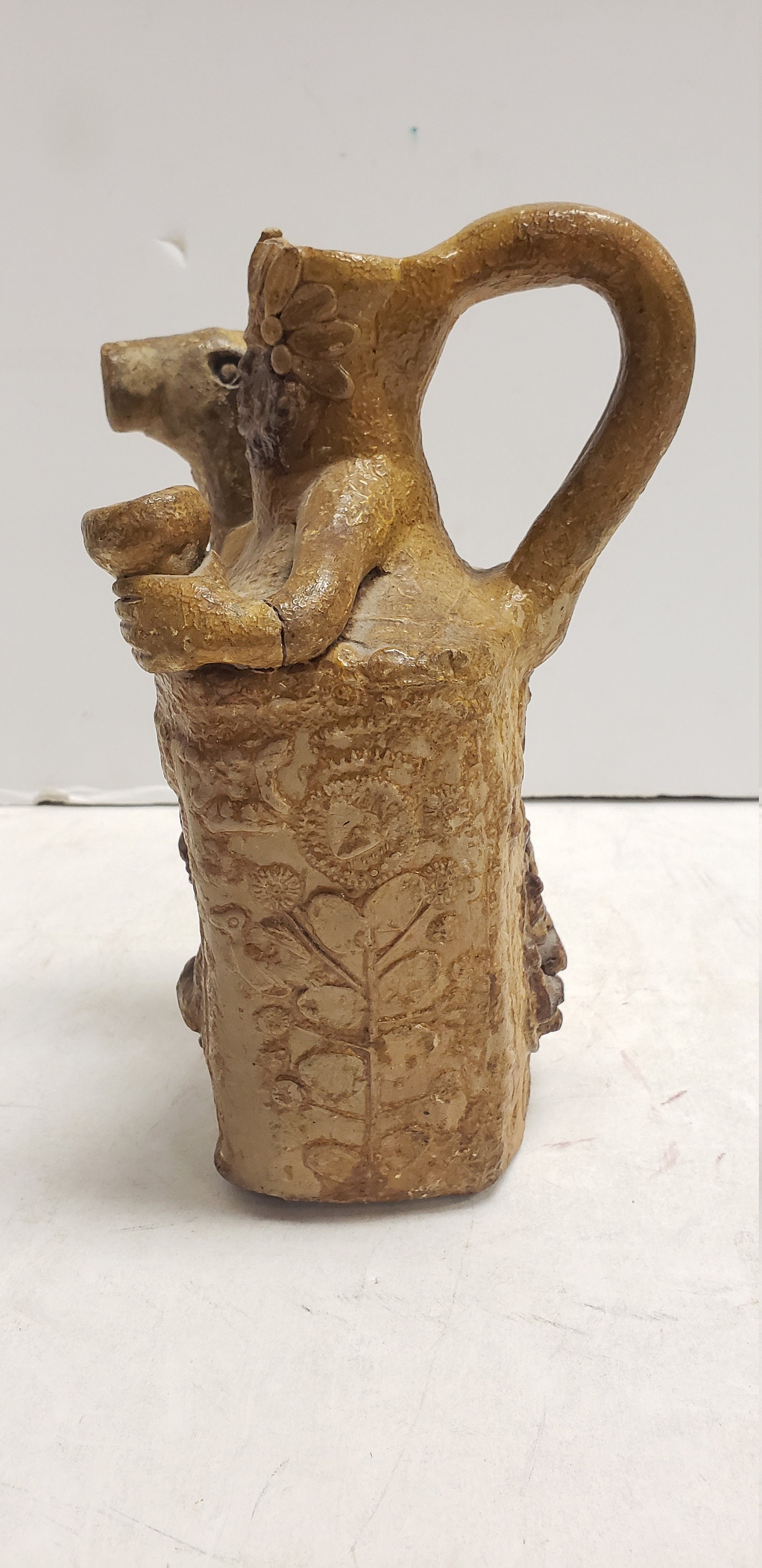 Antique South American Native Aztec Clay Jug Pitcher With - Etsy