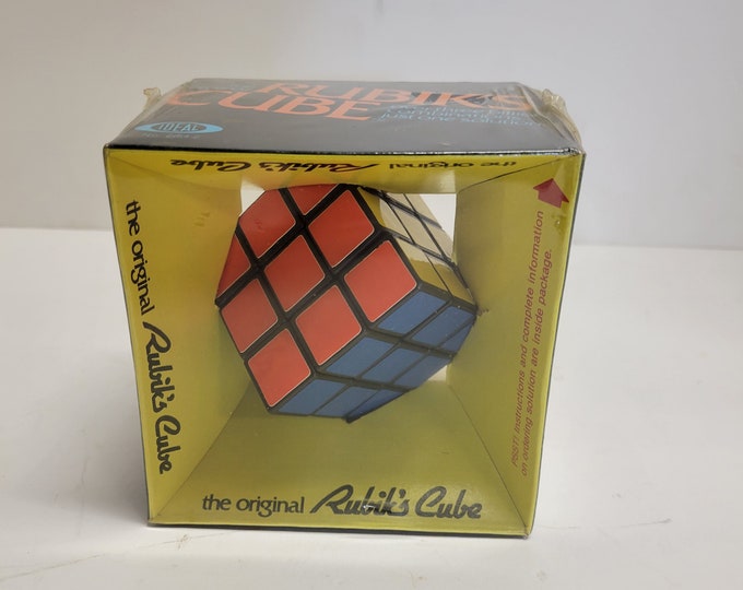 Vintage, NOS, 1980's Ideal Original Rubik's Cube Factory Sealed New Old ...