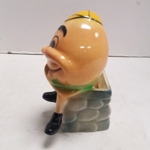 Vintage, Antique Humpty Dumpty Sat on a Wall Ceramic Planter. NOT 1950s ...