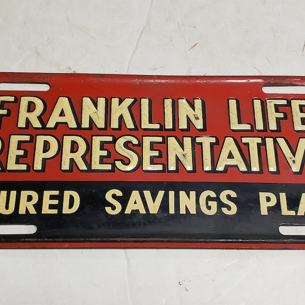 Antique License Plate Topper - Etsy