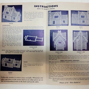 Extremely RARE, Vintage, Antique LOGSTIX, Wood Interlocking Building Toy Kit, Original Box and ...