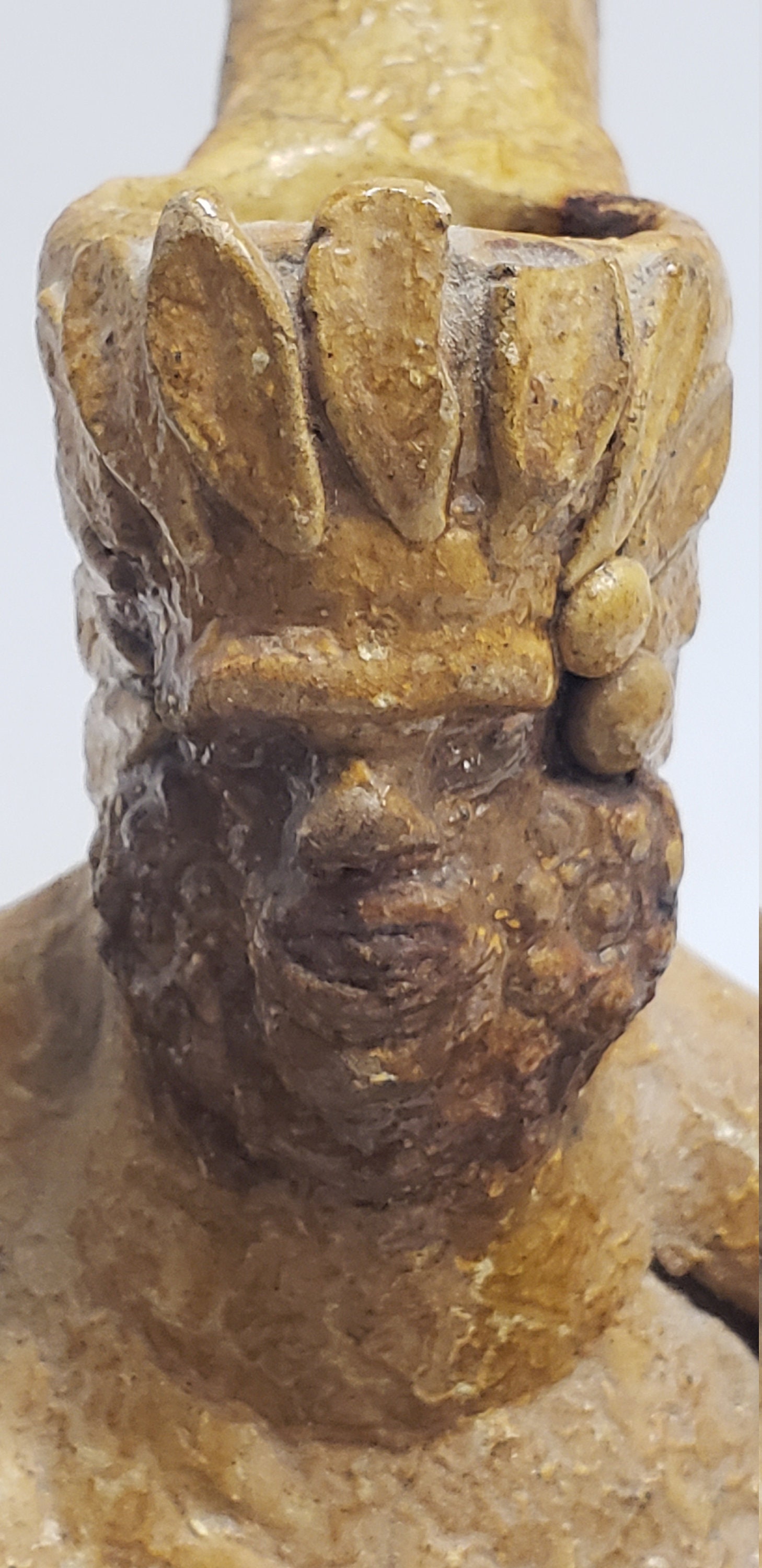 Antique South American Native Aztec Clay Jug Pitcher With - Etsy