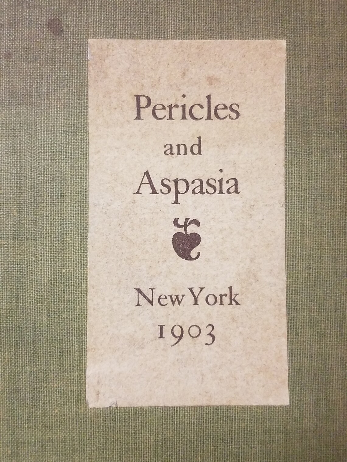 Antique and Rare Limited Edition Book 1903 PERICLES & | Etsy