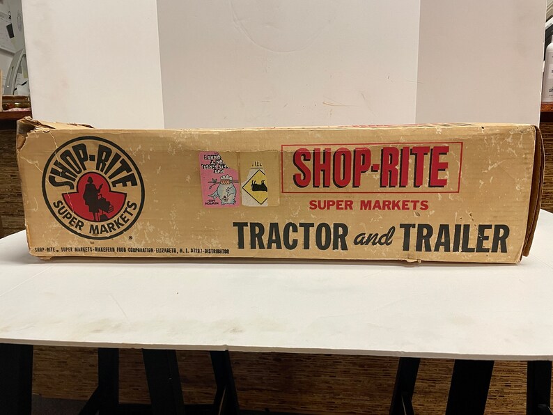 1960's Marx Shoprite Tractor Trailer With Original Box - Etsy
