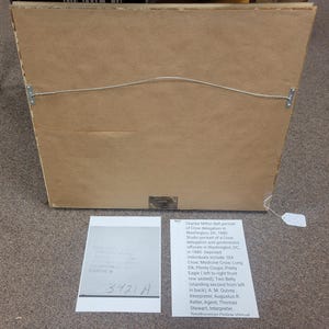 Antique, Charles Milton Bell Portrait, Native American Indian ...