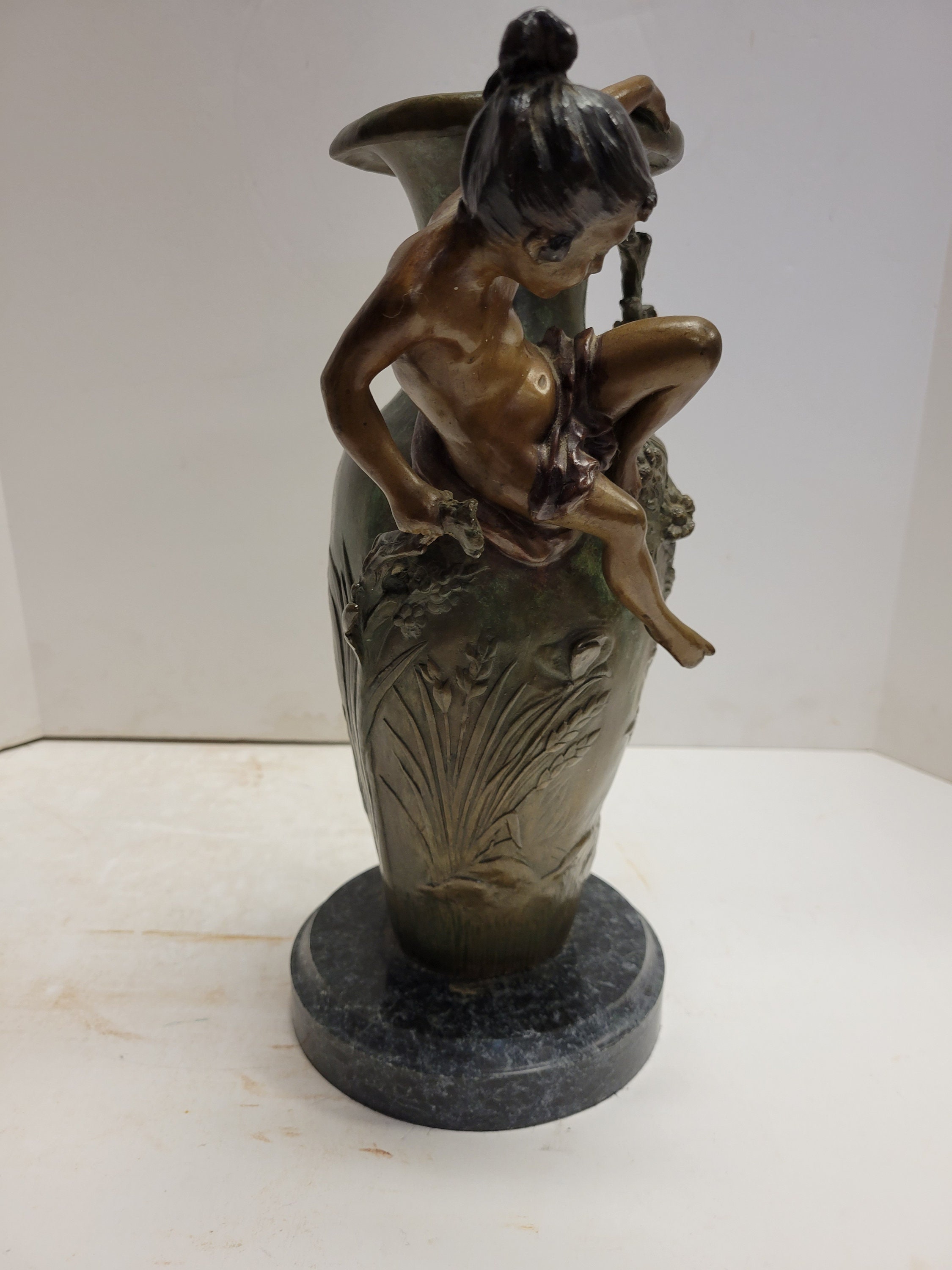 Circa 1890 Amazing Antique Signed Auguste Moreau Art Nouveau - Etsy