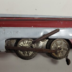 1930's Vintage, Antique HAFNER, O Gauge Tin Wind up Train Set, 5 Pieces ...