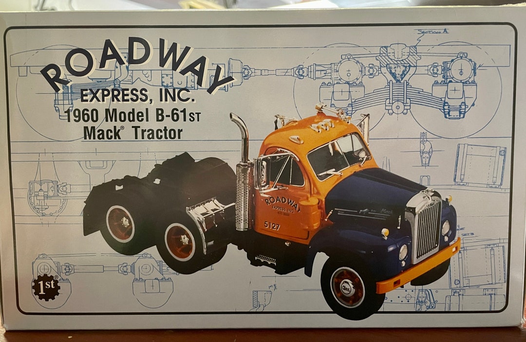 1997 First Gear 1960 Model B-61 Mack Tractor Roadway Express Inc. 49 ...
