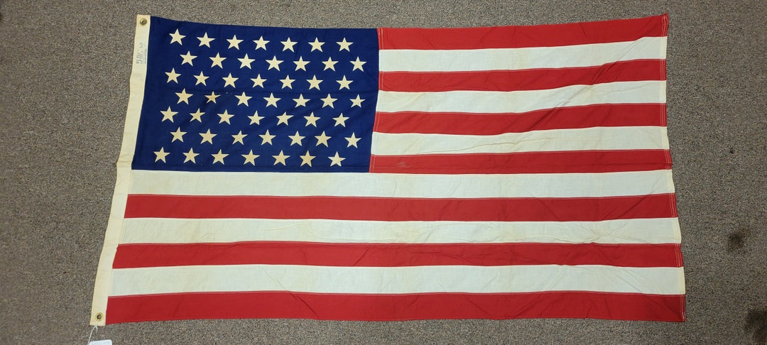 Vintage, Rare, Original, 1959, 49 Star United States of America, USA ...