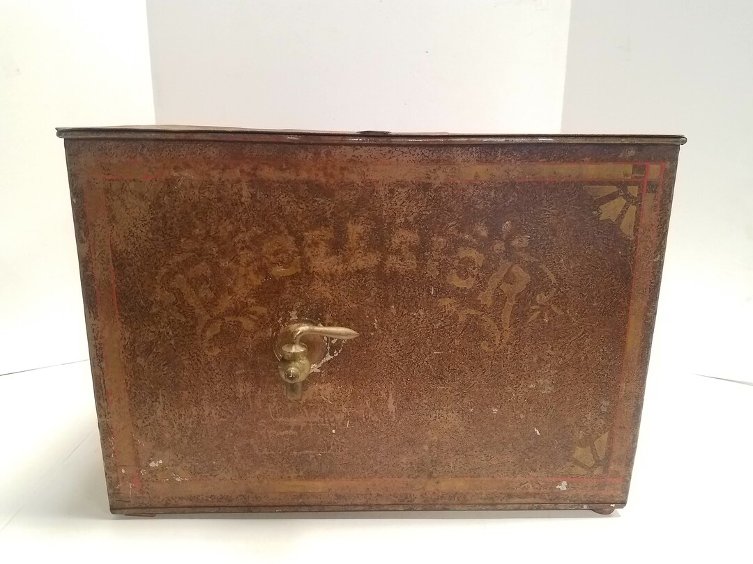 EXTREMELY RARE, Antique, Primitive Metal Excelsior Cooler , Liquid ...