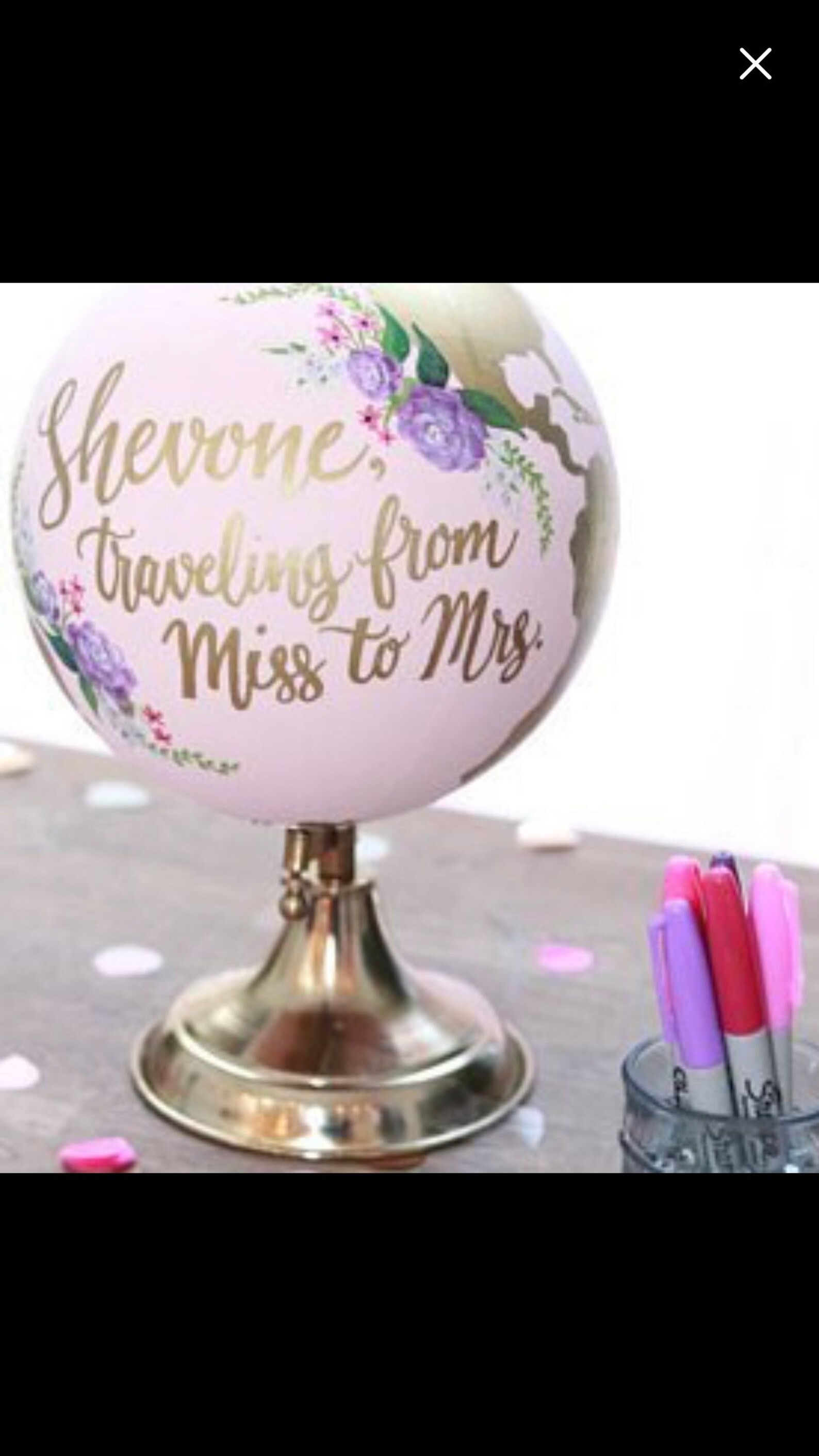 9 Custom Globe in Any Color Combo With Floral Details - Etsy