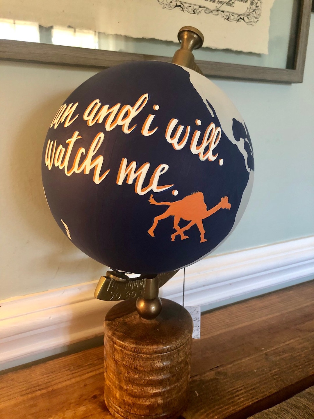 9" College or Office Custom Globe - Etsy