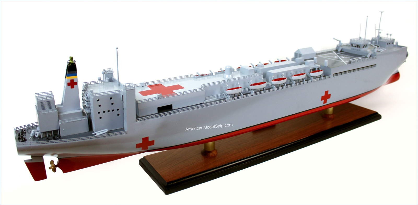 USNS MERCY T-AH 19 Hospital Ship Model 36 Handcrafted - Etsy
