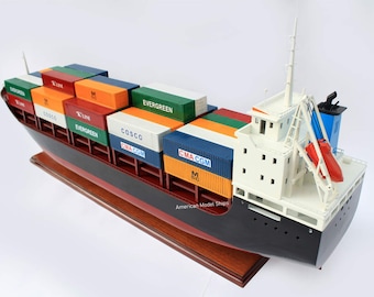 Container Ship Model - Etsy