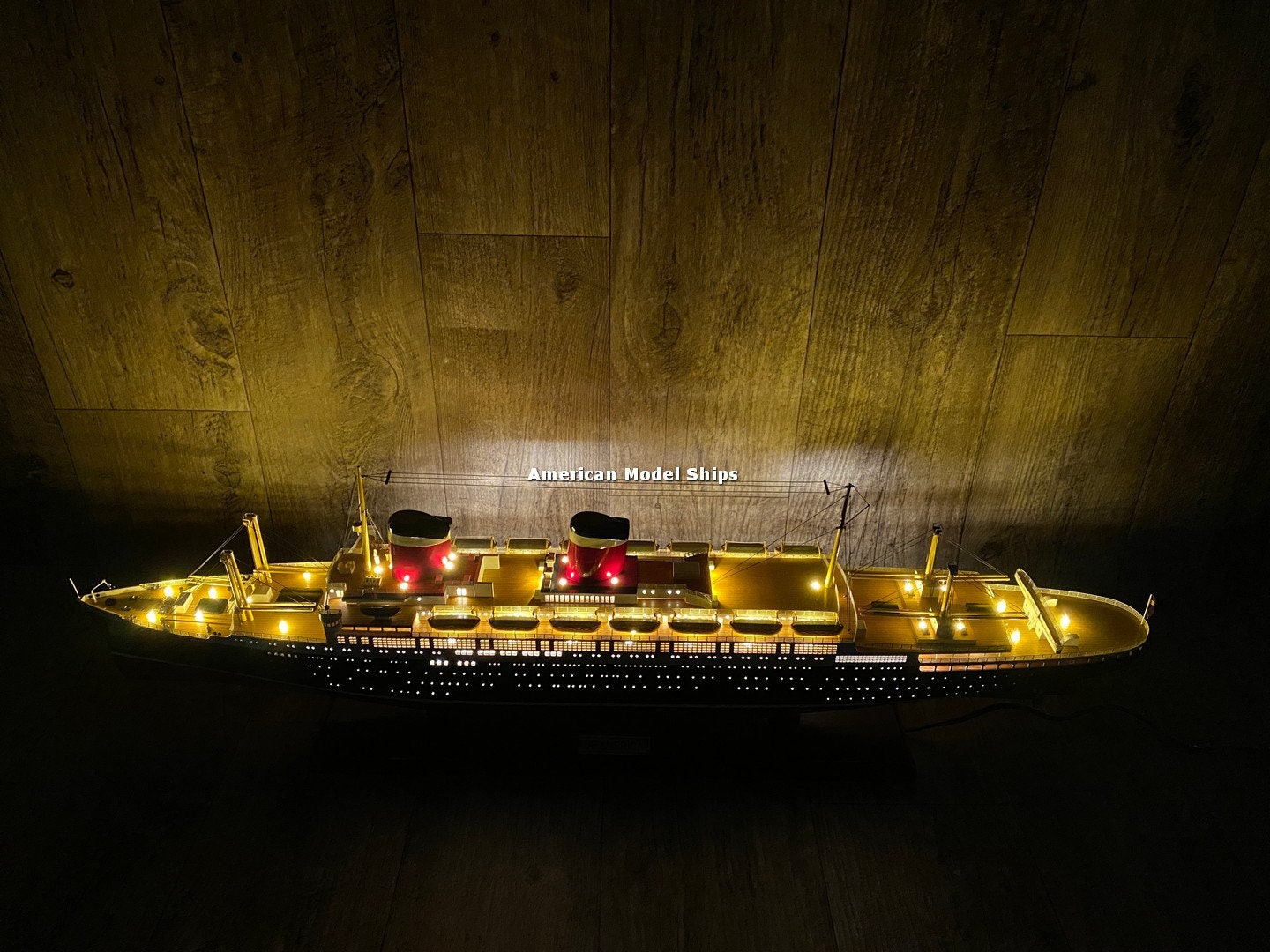 SS America With Lights Museum Quality Wooden Ship Model 34" - Etsy