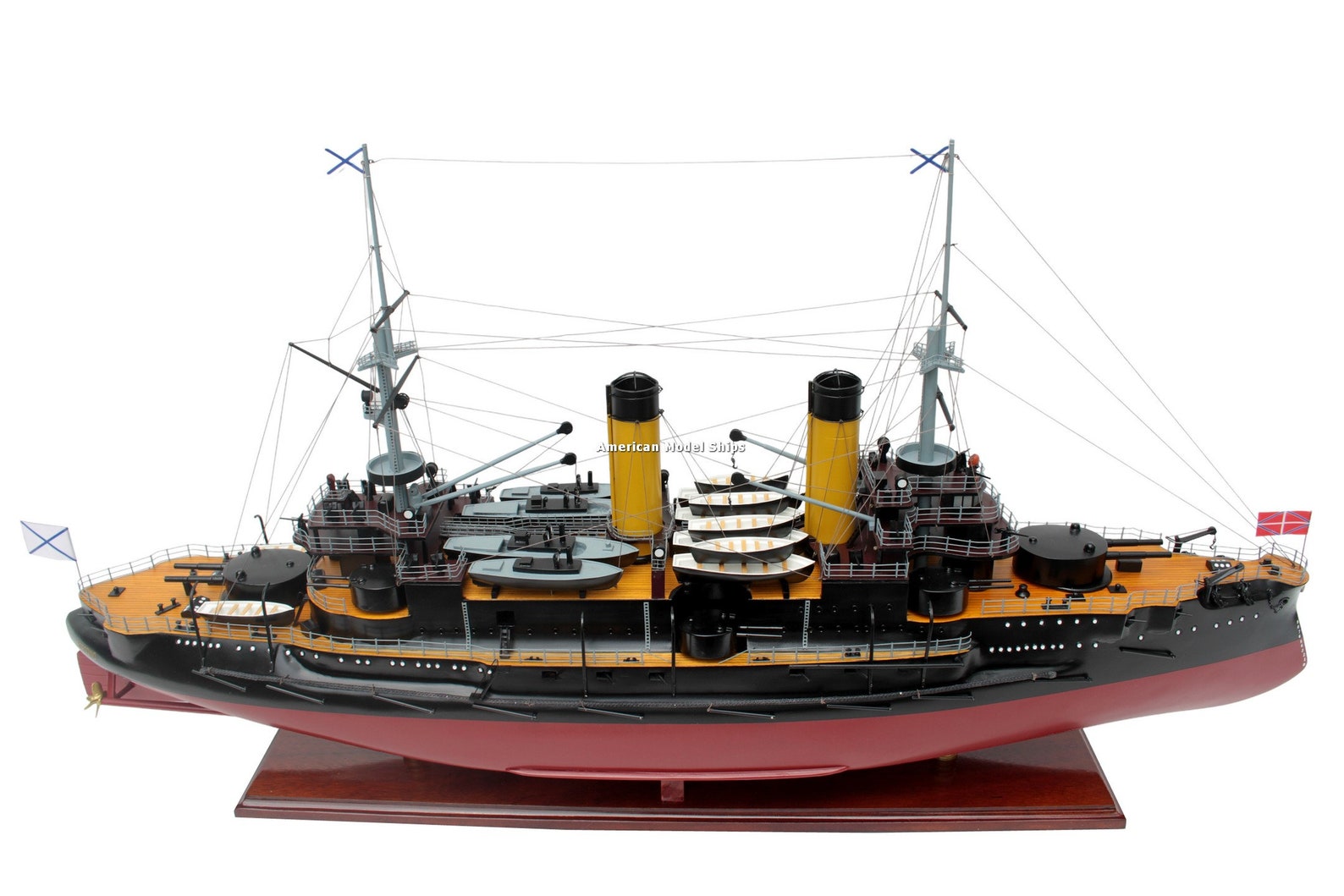 Battleship Borodino - Handcrafted Wooden Ship Model - Etsy